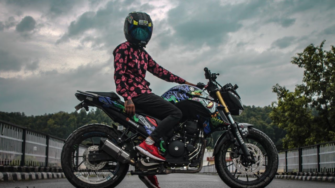 Yamaha fz25|||fz25 custom design|| full review joker decals |||only one ...