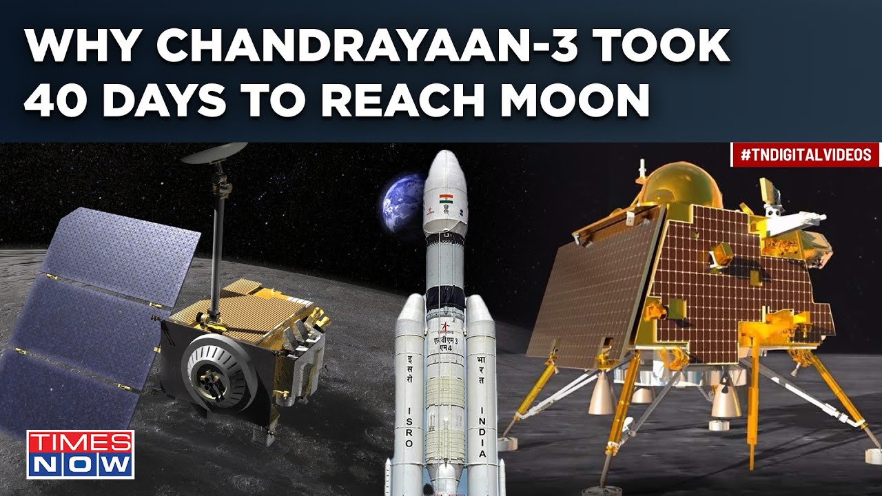 Chandrayaan-3 Moon Mission: Why Lunar Orbiter Took 40 Days| Step By ...