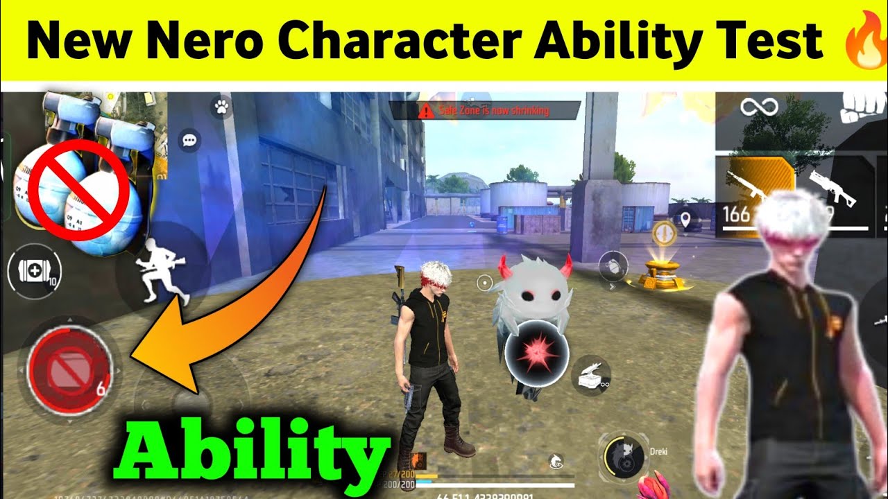 Nero Character Ability | Free Fire New Character Nero Ability Test 🔥 ...