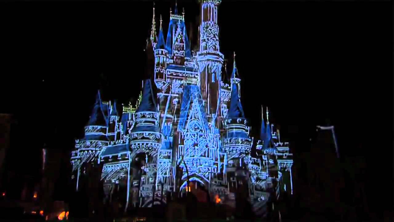 New Cinderella Castle projections at the Magic Kingdom for "Let the ...