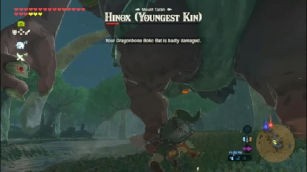 The legend of Zelda : Breath of the wild - Hinox - YouTube