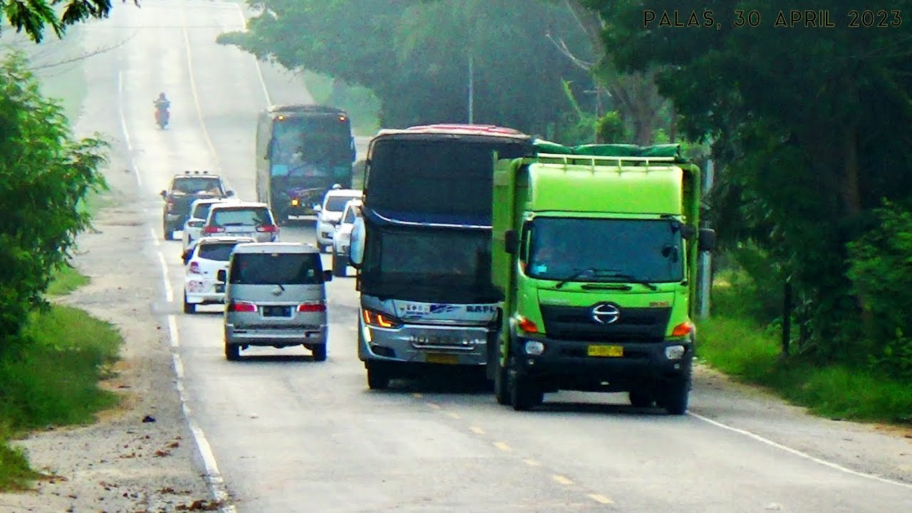 Bus RAPI Scania Ngeblong Truck, Bus ELDIVO Siap menempel - YouTube