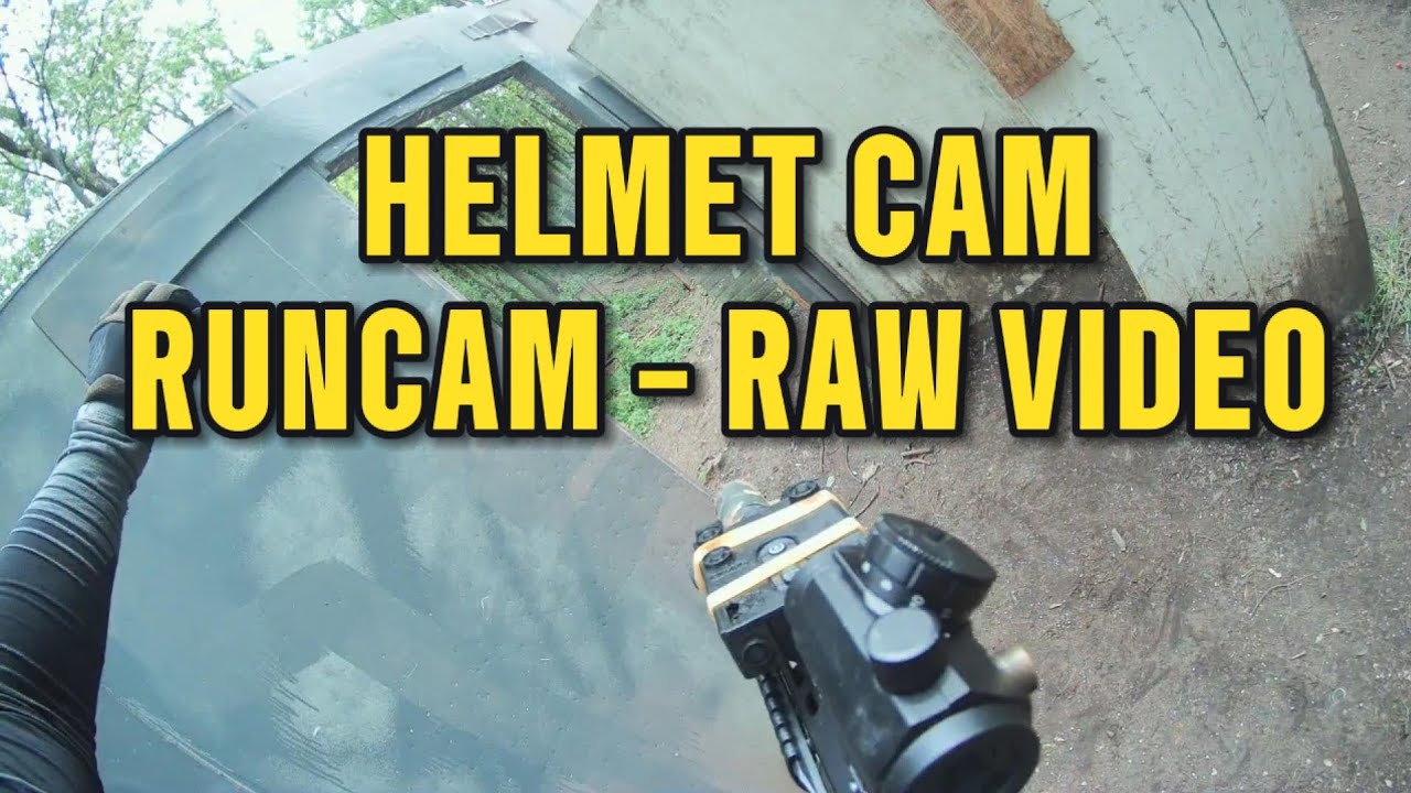 Airsoft Helmet Camera RunCam - Raw Video - Quality check - YouTube