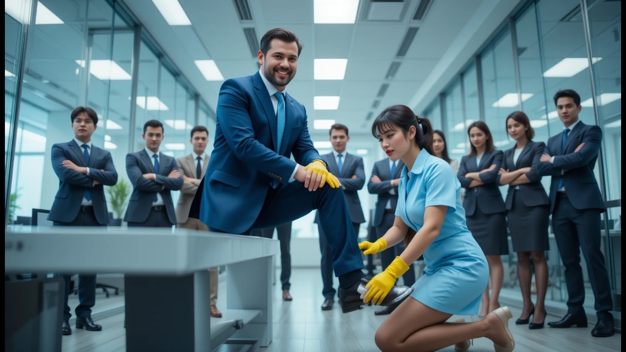 CEO Publicly Shamed Janitor and Made Her Clean His Shoes—But Her Secret ...