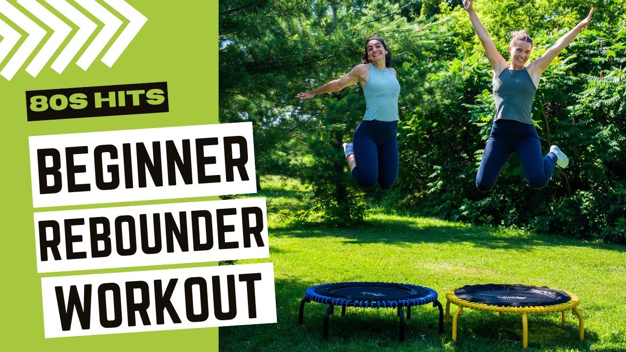 80s Rebounder Workout for Beginners | Low Impact Dance Cardio on the ...