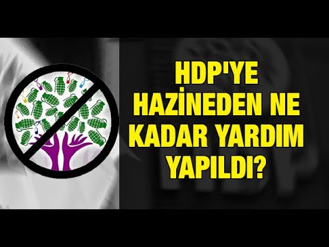 HDP'ye hazineden ne kadar yardım yapıldı?