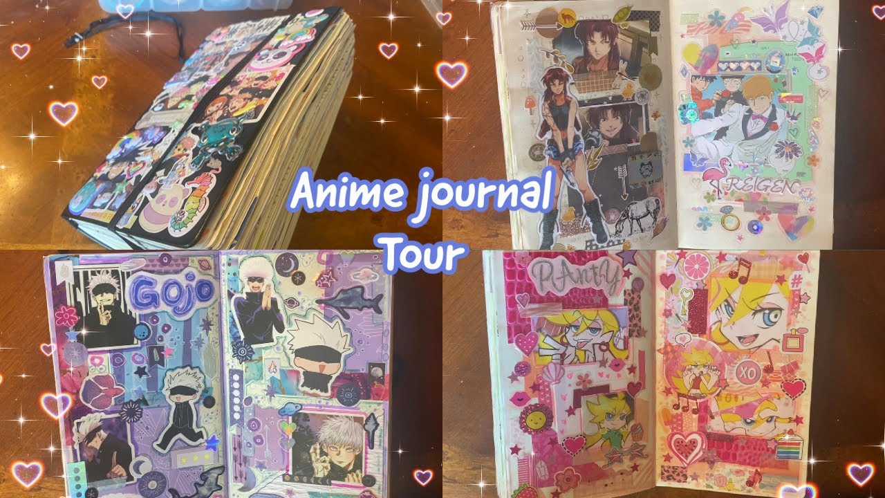 🌟Anime journal / scrapbook flip through tour 🌟 - YouTube