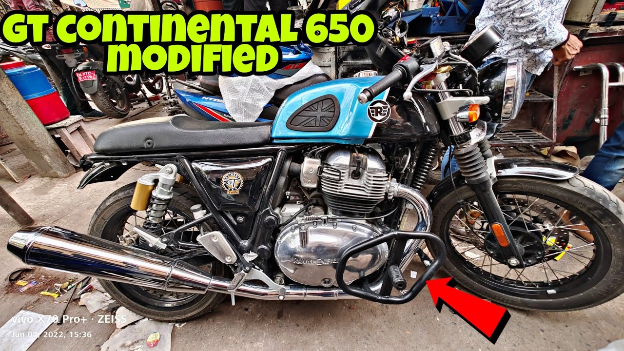 Royal Enfield gt continental 650 modification | gt 650 modified ...