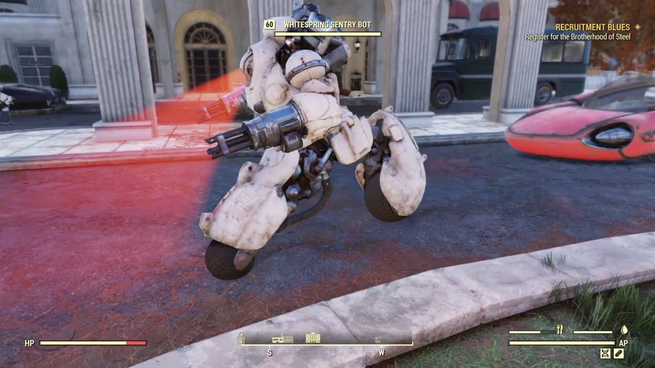 Sassy Sentry Bot-Fallout 76 - YouTube