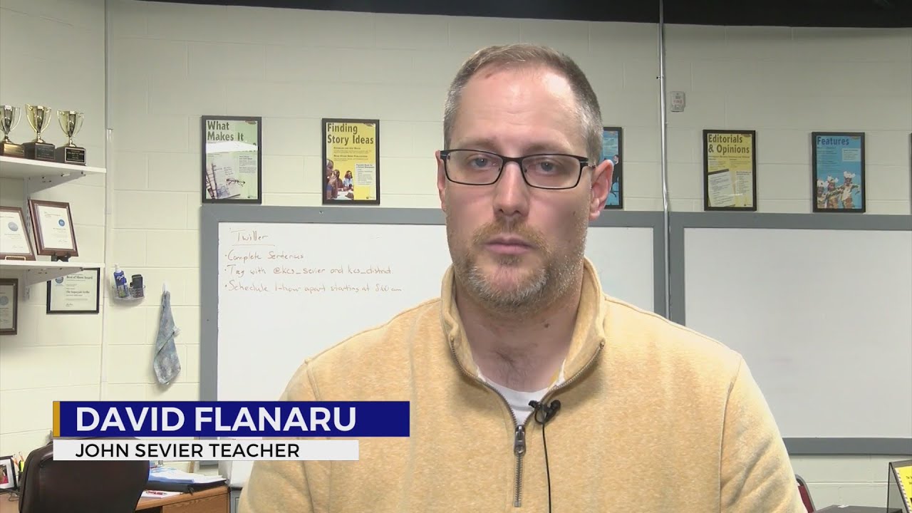 KCS teacher David Flanary Jr. reflects on student journalist wins - YouTube