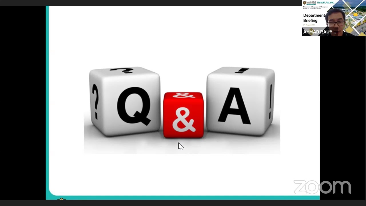 Briefing & Introduction to Department of Language Management (LMD ...