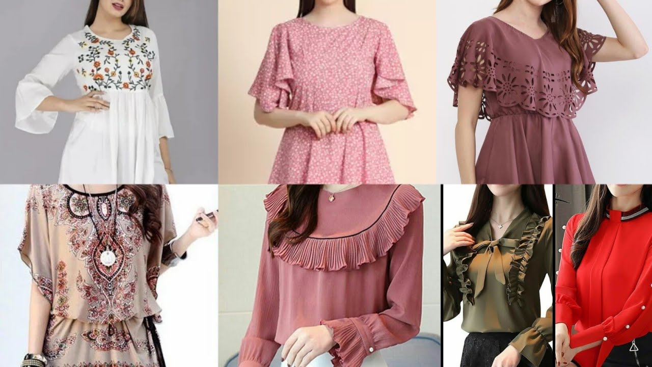 Short Tops Design 2024// Latest Tops Design... - YouTube