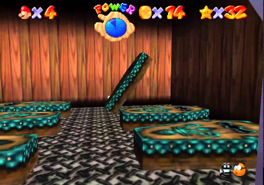 Super Mario 64 - Big Boo's Haunt - Star 4: Seek The 8 Red Coins - YouTube