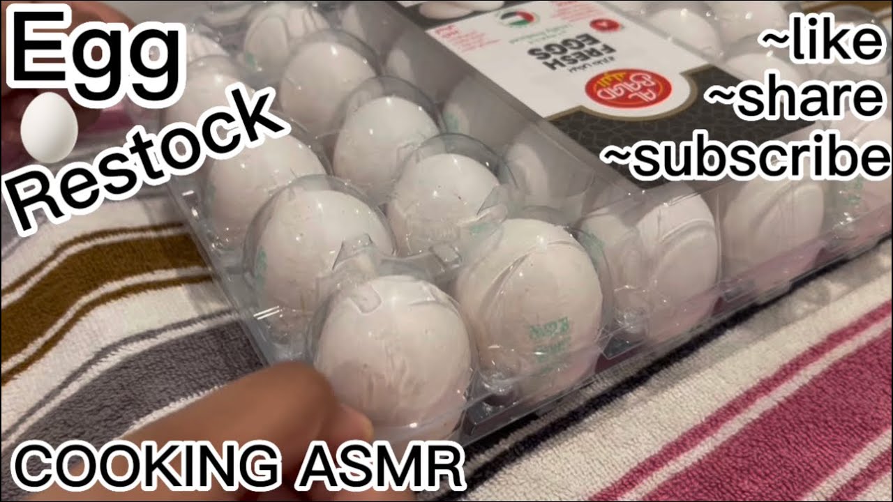 ASMR Egg restock 🥚 - YouTube