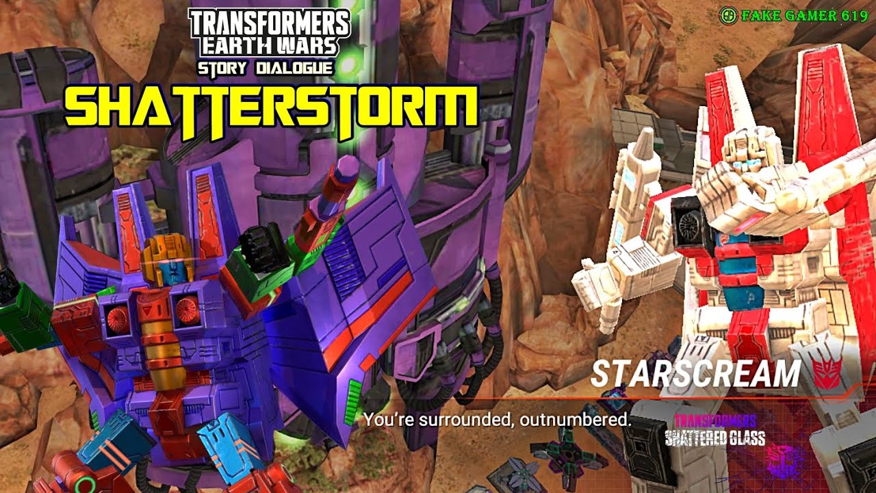 SHATTERSTORM - Transformers | Story Dialogue - YouTube