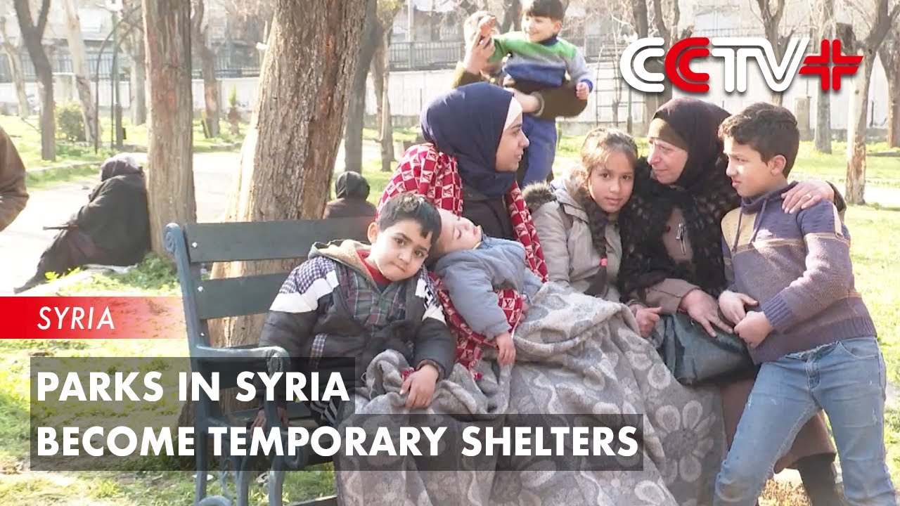 Parks in Syria Become Temporary Shelters After Devastating Earthquakes ...