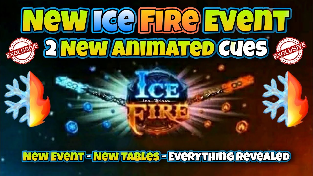 ICE FIRE EVENT 😍 NEW ANIMATED CUES 😱 NEW EVENT - 8 BALL POOL ! ️ - YouTube