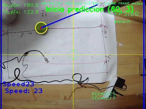Air Hockey Robot _DIY_test_tracking system_Opencv_Python - YouTube