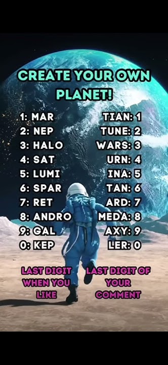 Create Your Own Planet - YouTube