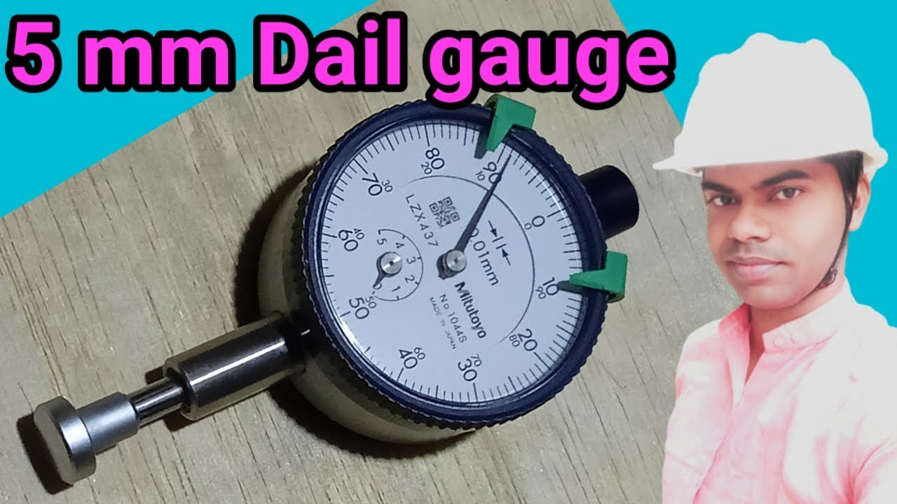 5 mm Dail gauge | Dail test indicator in hindi | Dail gauge in hindi ...