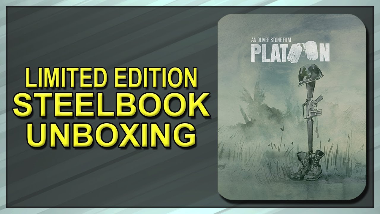 Platoon Limited Edition Blu-ray SteelBook Unboxing - YouTube