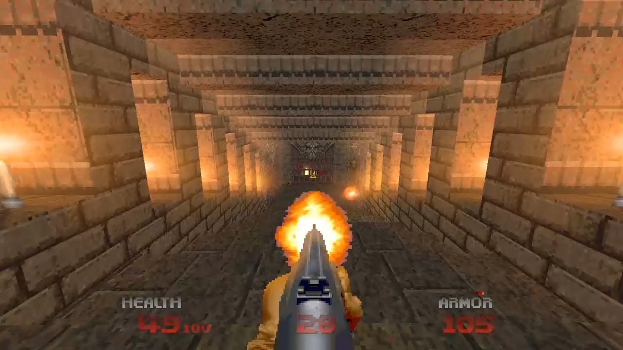 DOOM MOD Brutal DOOM 64 Absolution TC REMAKE ZD64 MUSIC Version v1 4 MAP 20 - YouTube