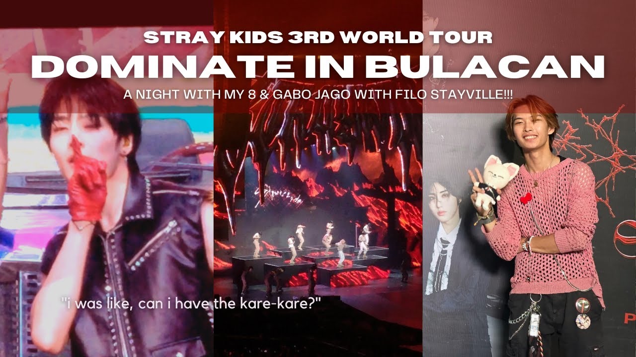 STRAY KIDS 'DOMINATE' IN BULACAN (Concert Vlog) | PHILIPPINE ARENA ...