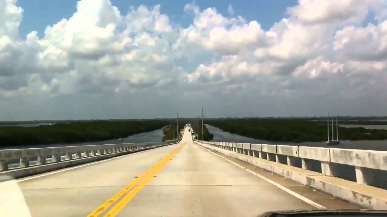 Card Sound Bridge going North - YouTube