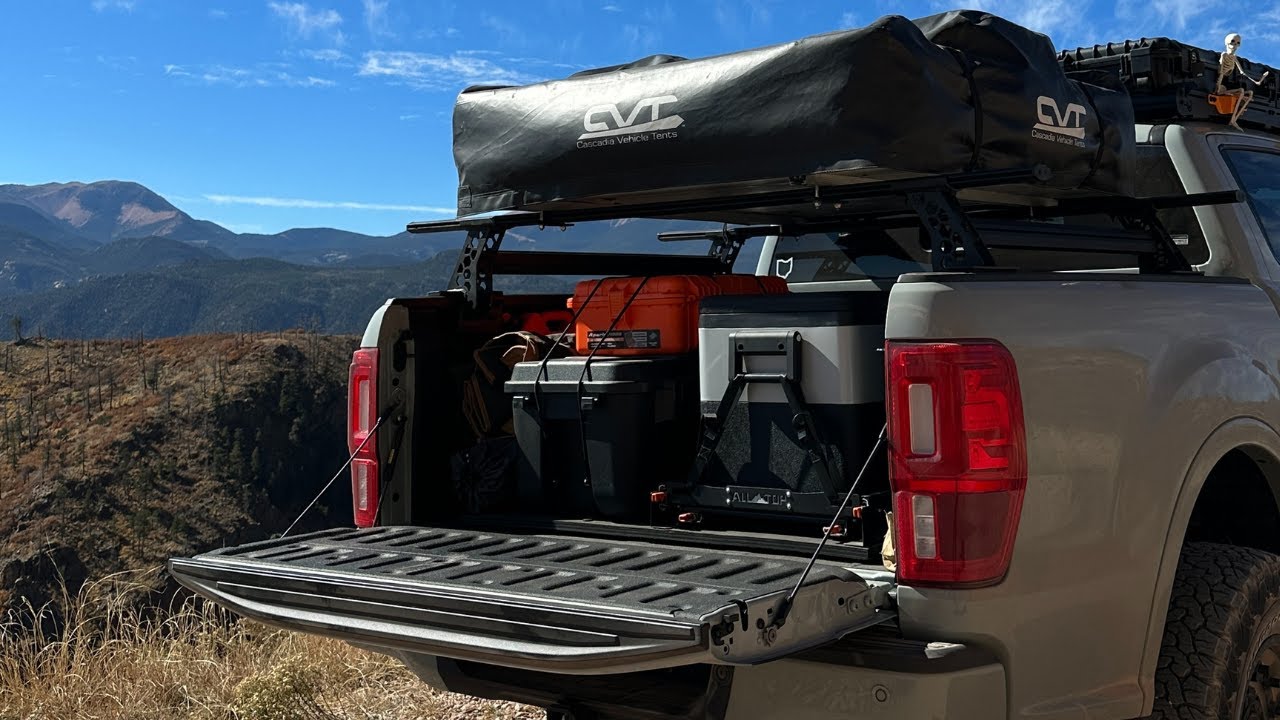 Overland Camping Gear + Setup - 21' Ford Ranger Overland Build - YouTube