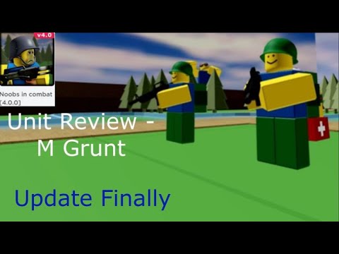 Unit Review - M Grunt (Noobs in Combat) Roblox - YouTube
