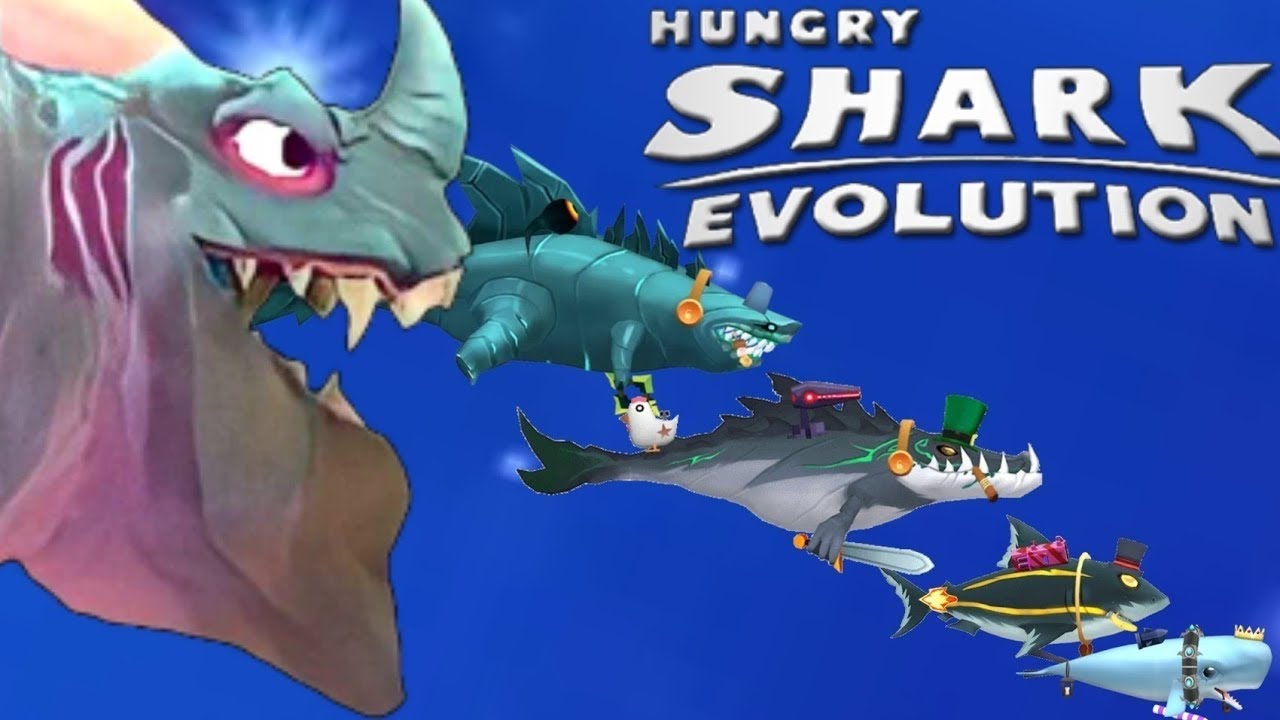 Hungry Shark Evolution - Giant Monster Enemy SHARKNAROK New Skin Update ...