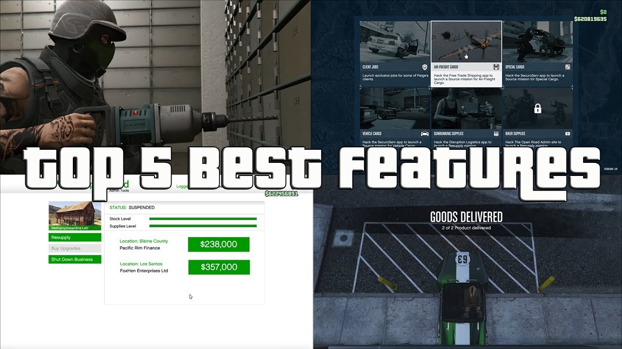 Top 5 Best Features Added To GTA Online - YouTube