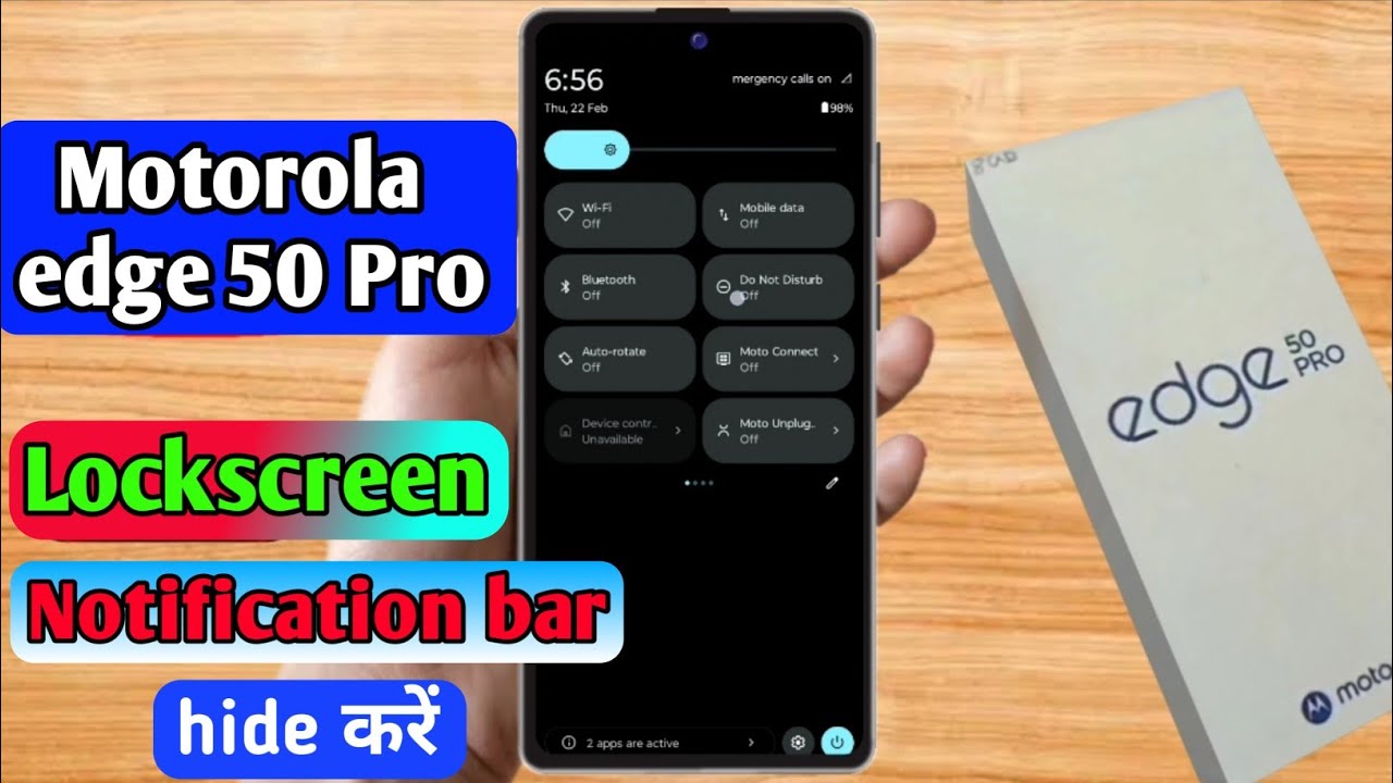 motorola edge 50 pro lock screen notification panel hide, motorola edge ...