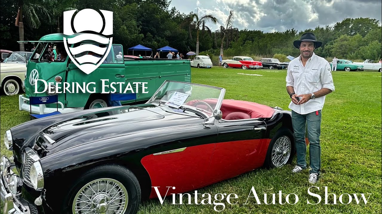 Deering Estate Vintage Auto Show - YouTube