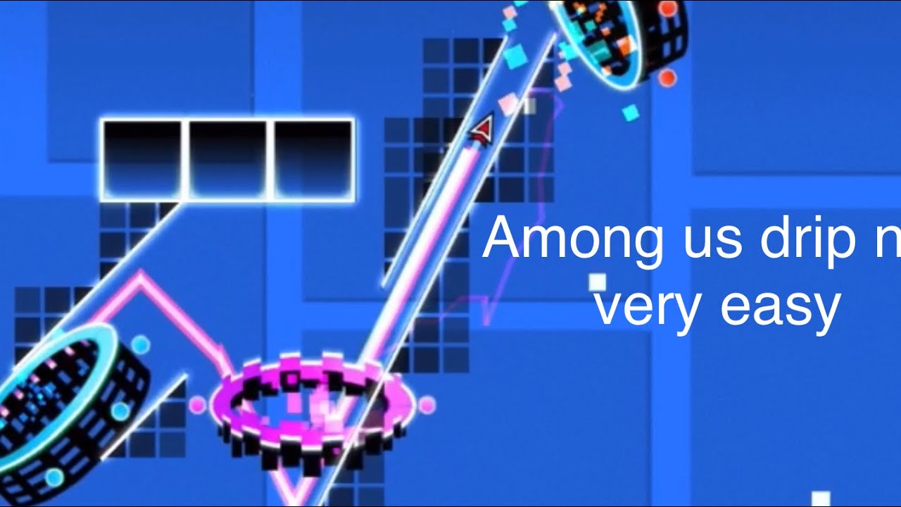 Among us drip in geometry dash?? - YouTube