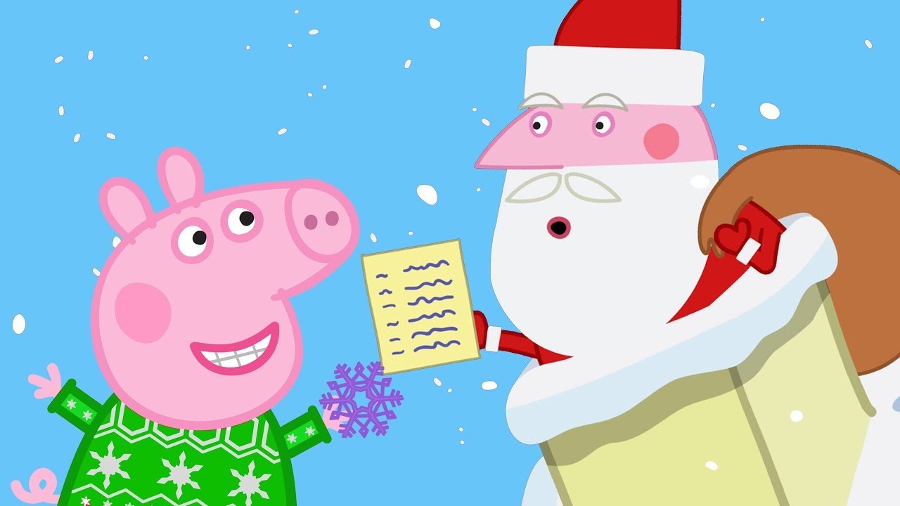 Peppa Pig Official Channel | Santa Comes to Visit | Kids Videos - YouTube