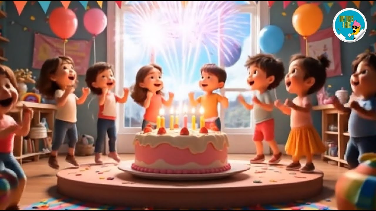 Happy Birthday Song for Kids | Joyful & Fun Birthday Dance Party! 🎉 ...