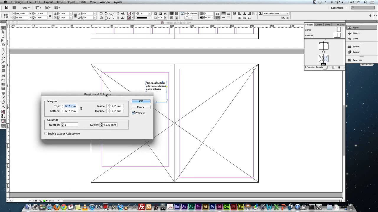 Como crear una retícula modular invertida en indesign parte 4 - YouTube