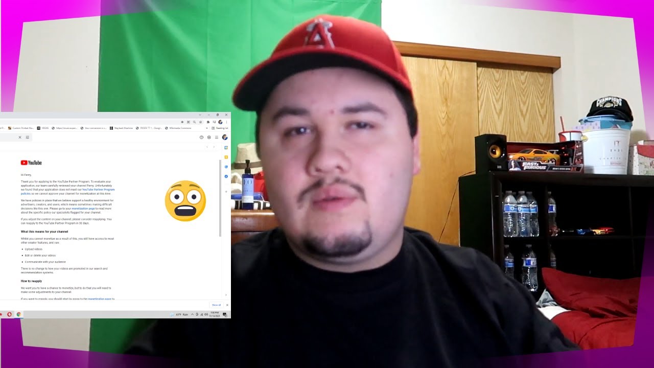 Rejected from YouTube Partner Program.. (Thanks for 9,000 Subscribers ...