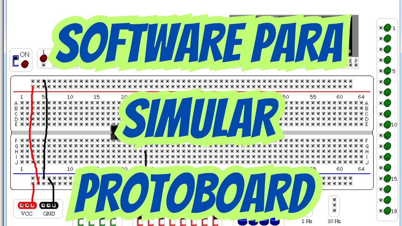 Simulador de Protoboard | Simulador de circuitos - YouTube