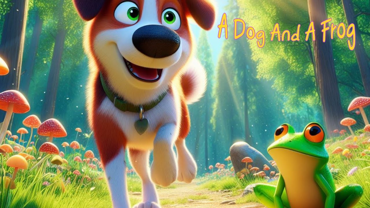 A Dog and a Frog | An Unlikely Friendship #youtubekids #rhymingstories ...