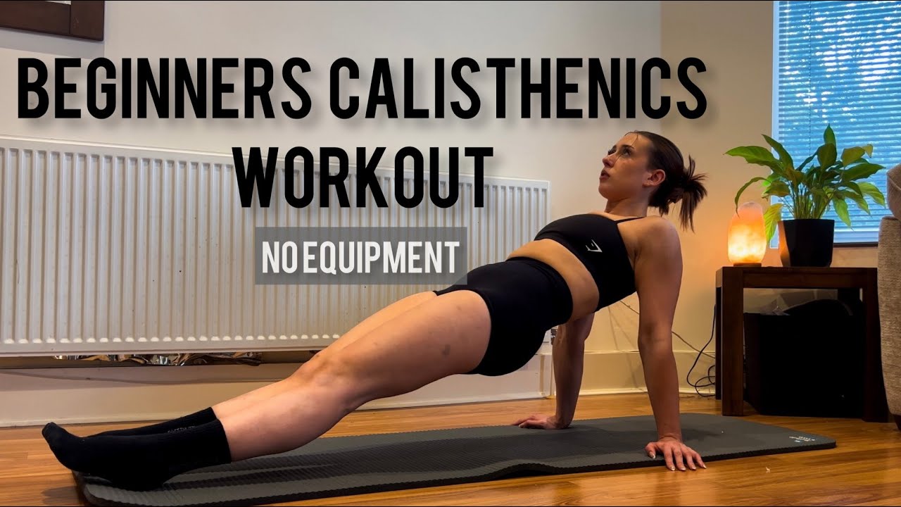 Beginners upper body calisthenics home workout - 20 minutes - YouTube