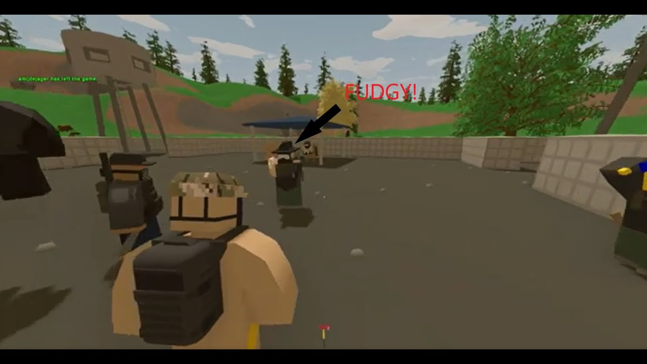 Unturned Life RP #1 | Fudgy unturned server | Meeting fugdy went nearly ...