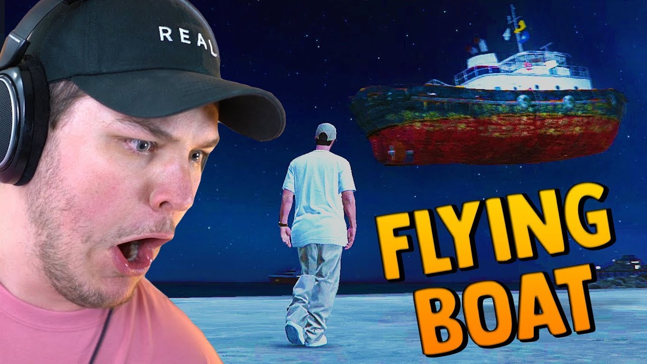 FLYING BOAT IN GTA V ONLINE - YouTube