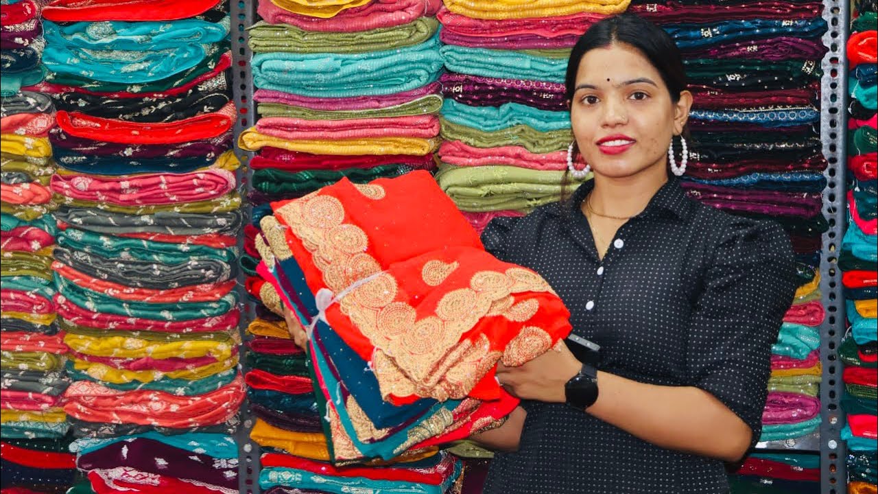 Designer Saree At Factory Price | Factory Rate Surat Saree Manufacturer ...