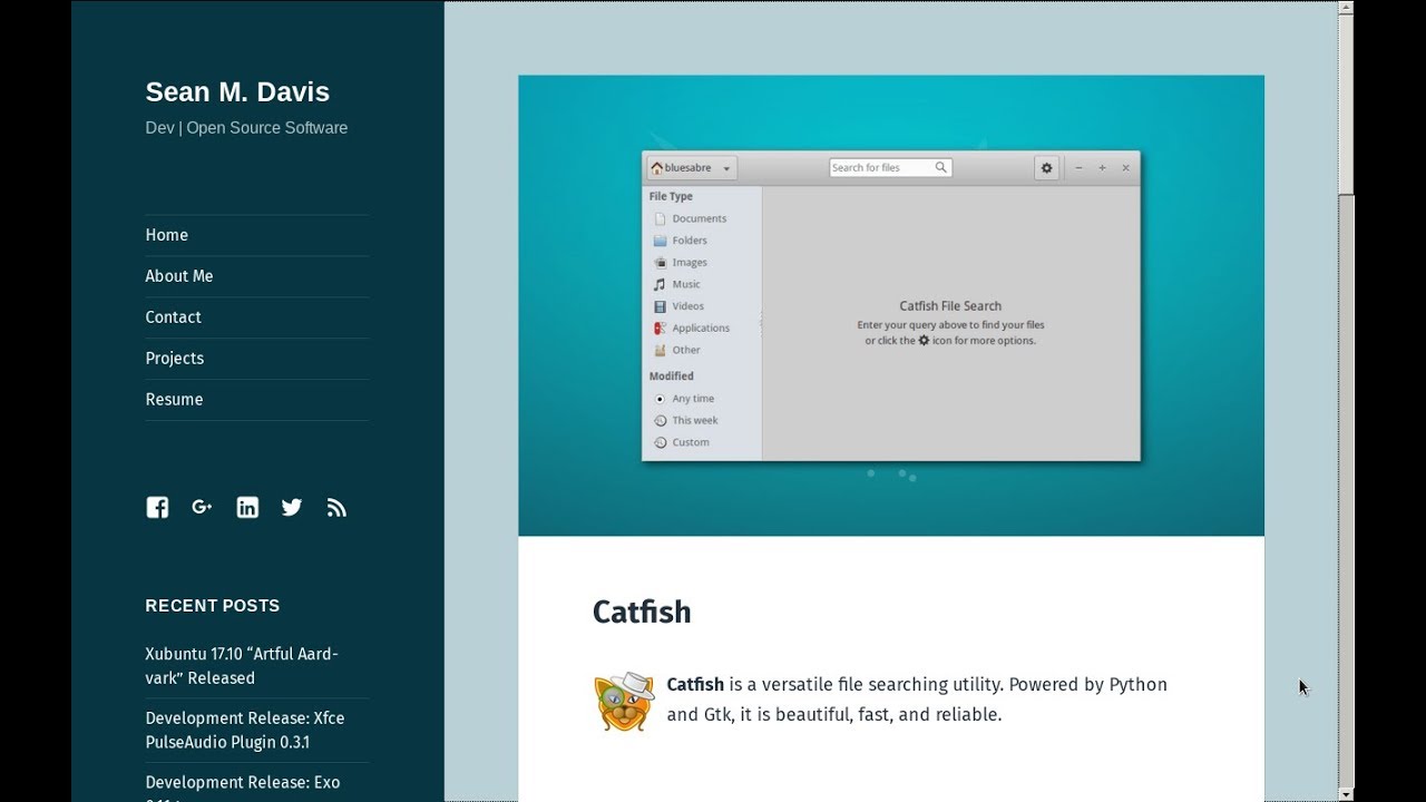 Catfish - Versátil software para buscar archivos - YouTube