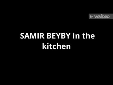 Samir beyby cooking his dinner