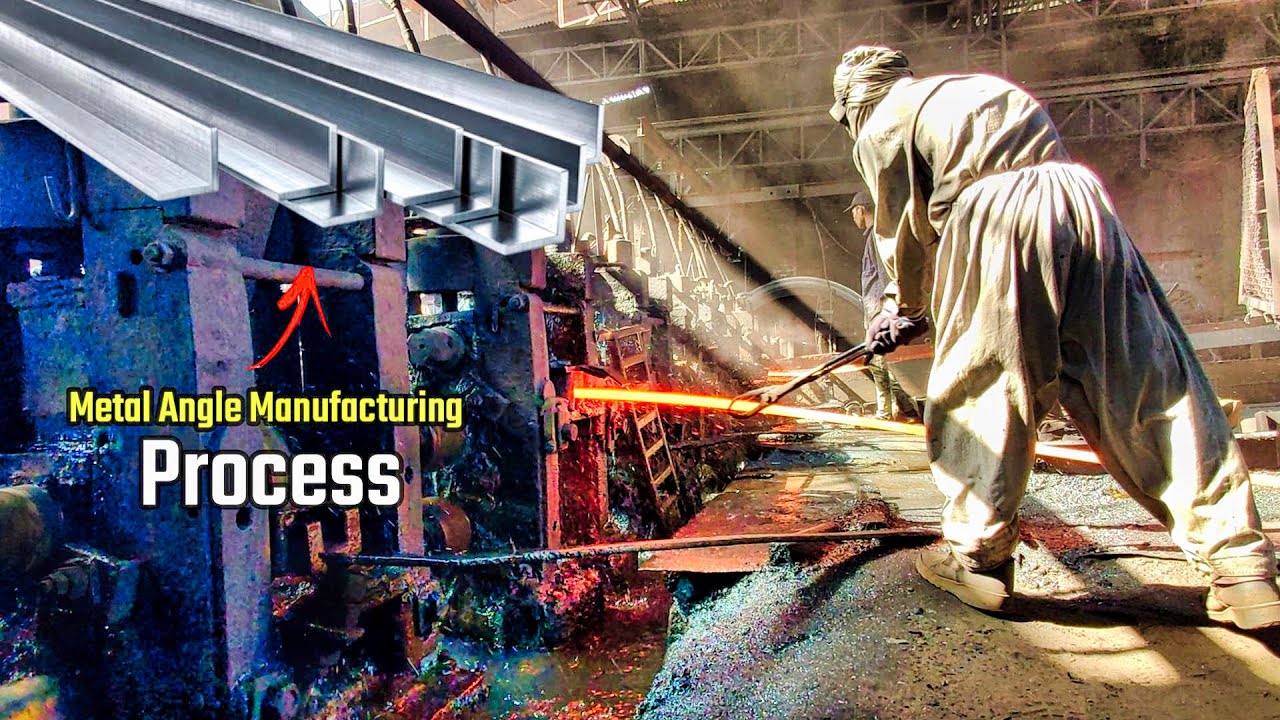Incredible Skill! Watch Iron Angle Manufacturing Process Inside Factory ...