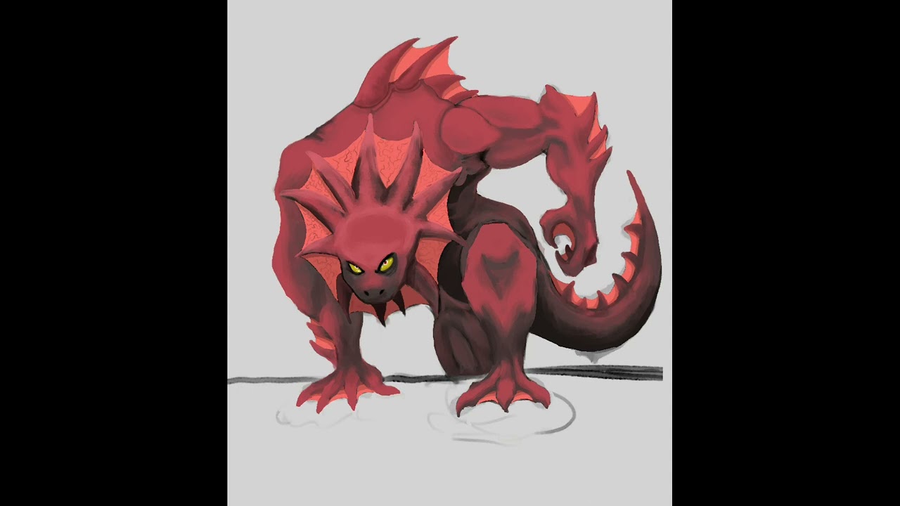 I drew the Merman from Castlevania 1 - YouTube