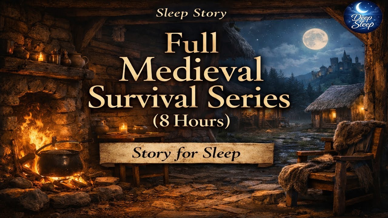 Fall Asleep in the Middle Ages | Full Medieval Survival Story (8 Hours ...